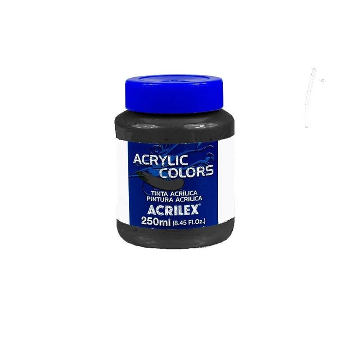 TINTA ACRYLIC COLORS 250ML I PRETO | Rymo